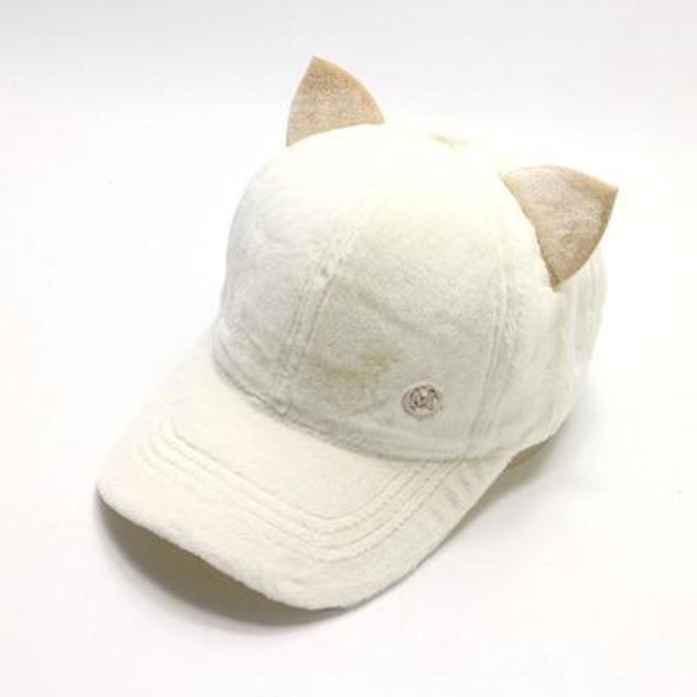 Plush Cat Ears Baseball Cap – Playful Meow